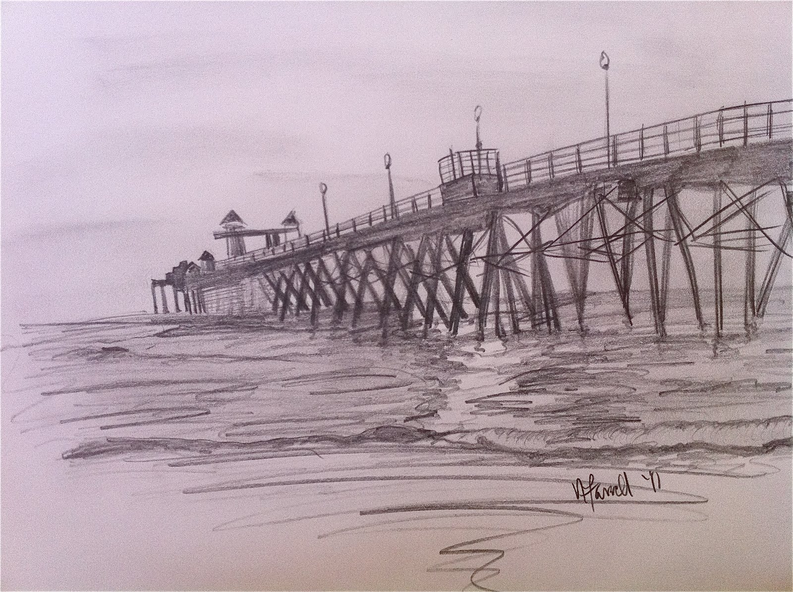 Natalie Farrell Art, Photography and Writing: Good morning, Oceanside Pier