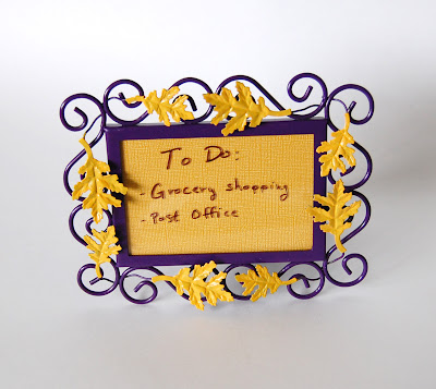 The Craftinomicon: Dry Erase Message Board