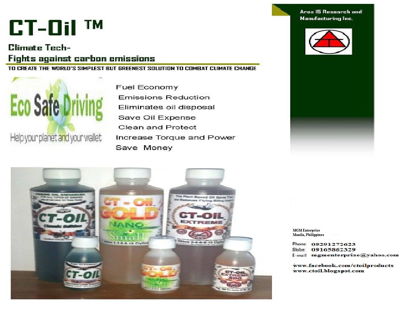 CT OIL: The Origin of GTO Engine Oil Enhancer and Fuel Saver