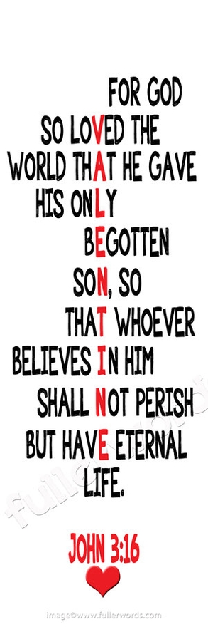 worthyoftheprize.com: {Free Friday}: John 3:16 Valentine