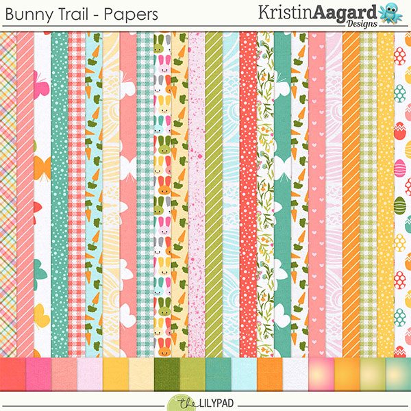 Digi Delights: Hopping Down the Bunny Trail - New Kit & Freebie!