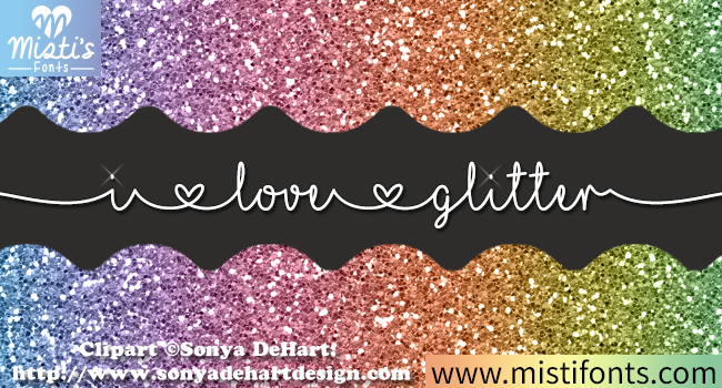 MF I Love Glitter SVG Version - Free Crafts & Graphics