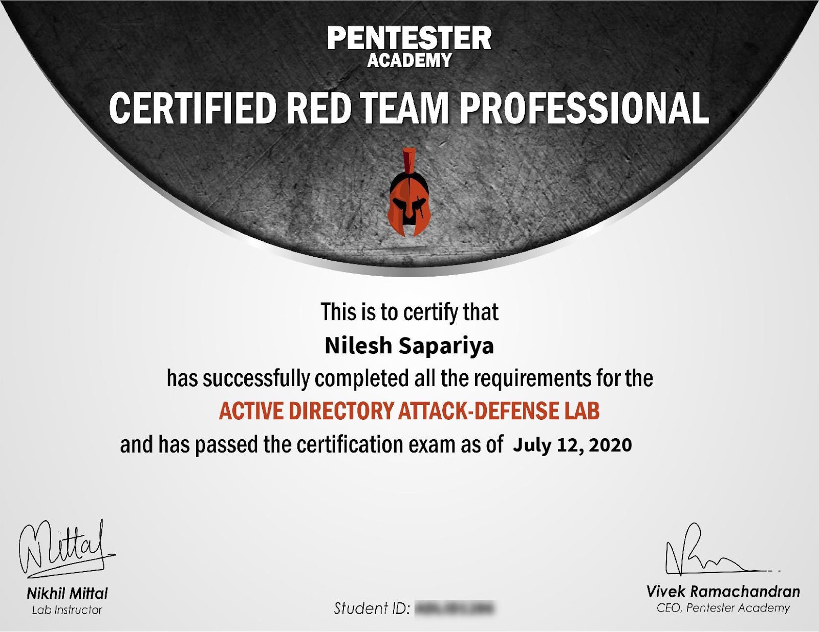 Certified Red Team Professional (CRTP) Exam Journey