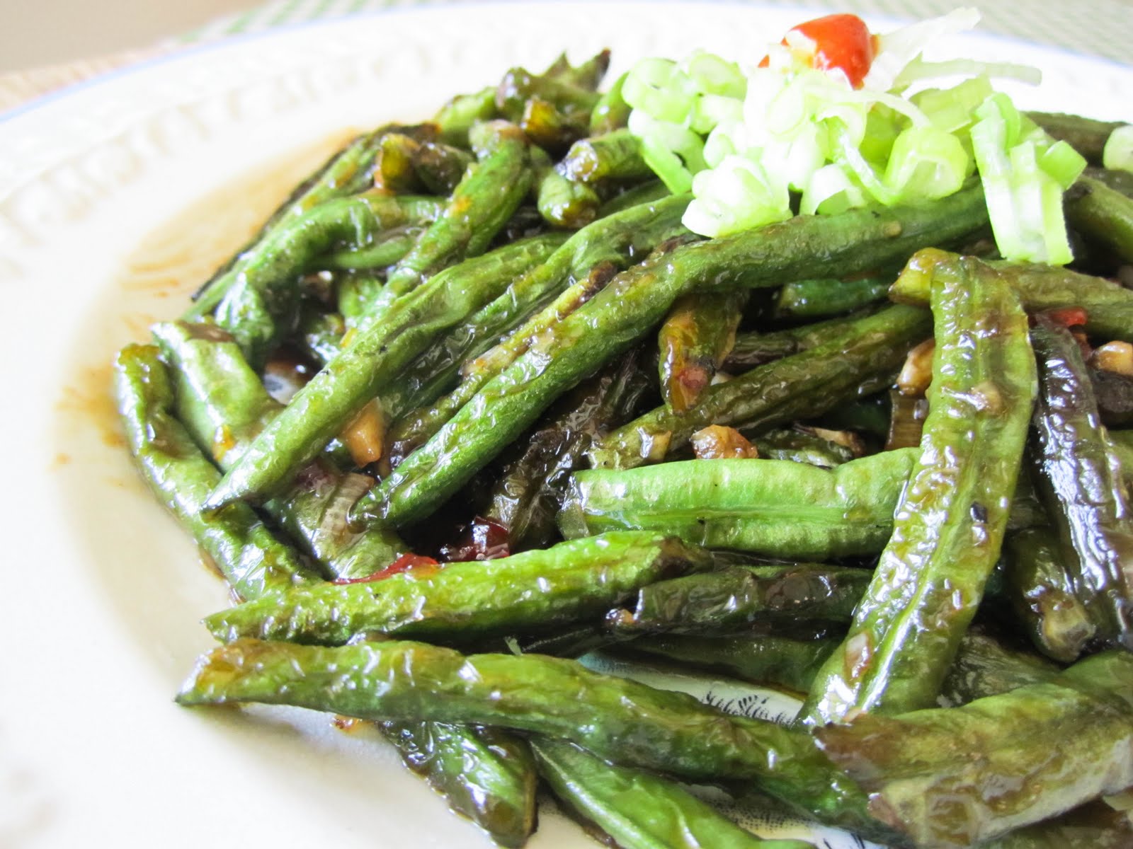 Savory And Savage: Dry sauteed string bean