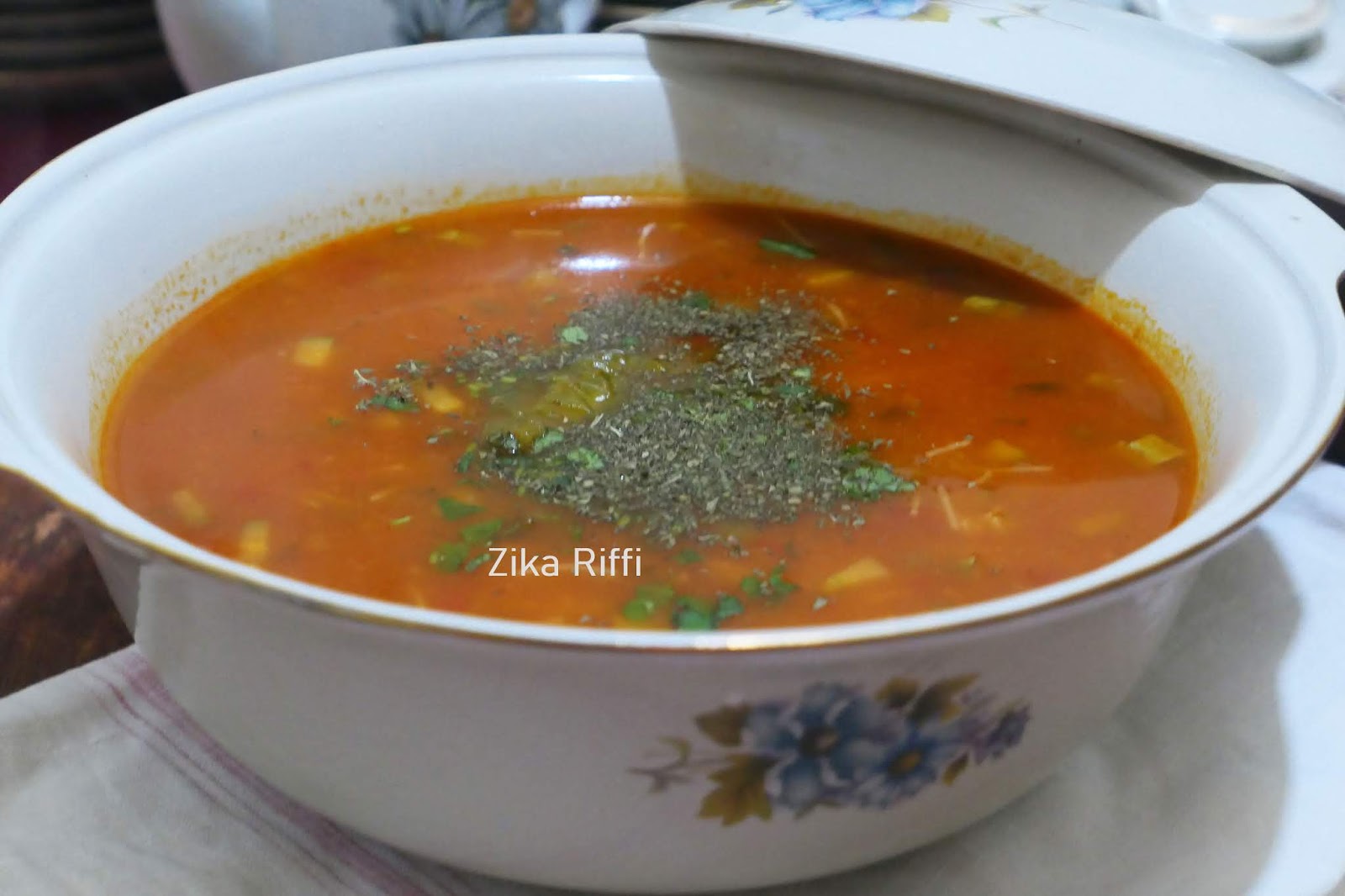 CHORBA ALGÉROISE A L'AGNEAU ET AUX VERMICELLES- RAMADAN 2020