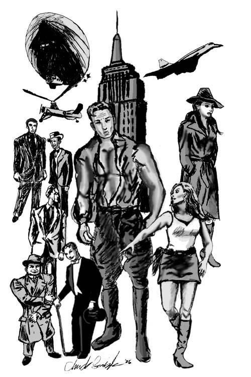 The Pat Wildman Adventures - Part of the Wold Newton Mythos: Illustrations