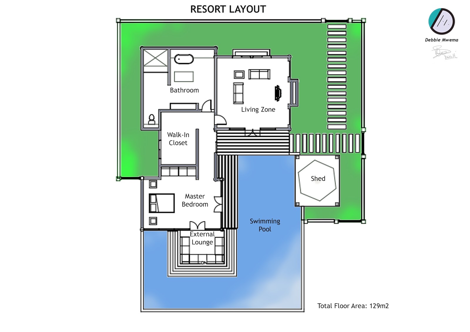 COMMERCIAL PROJECT . RESORT DESIGN CONCEPT