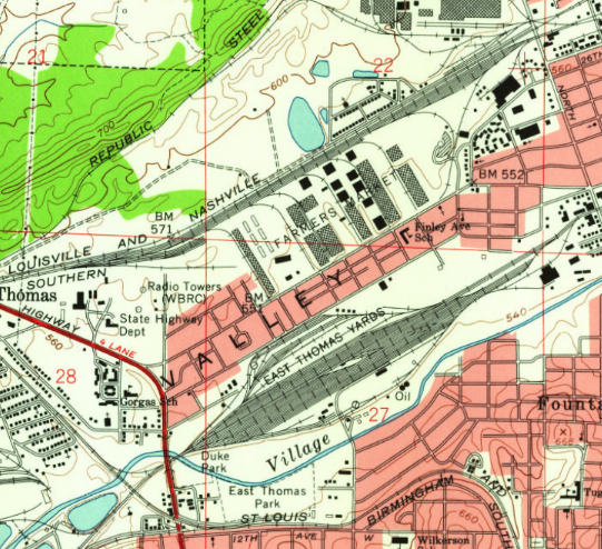 Towns and Nature: Birmingham, AL: Preserved?/Southern Finley Roundhouse