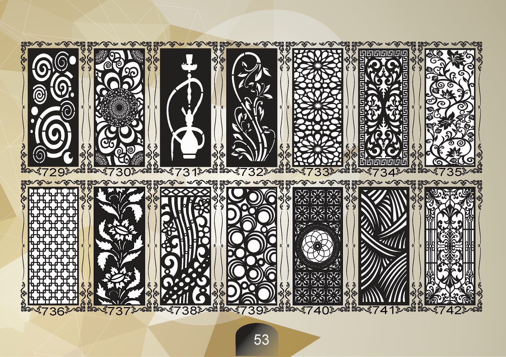 DOWNLOAD DXF FILE & KATALOG MOTIF CUTTING CNC LASER ROUTER 2021 ...