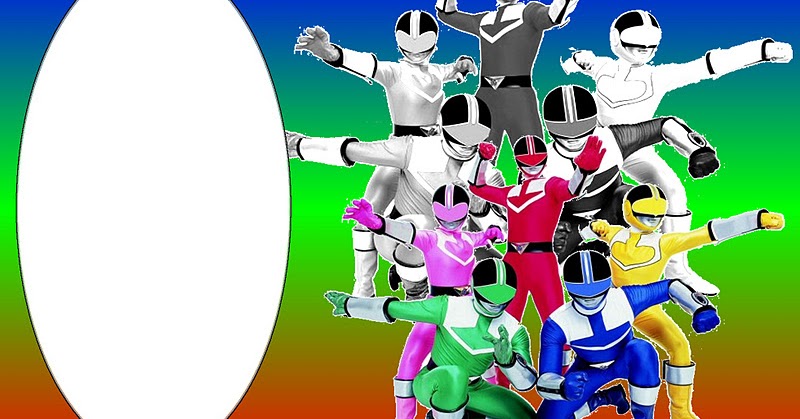 Power Rangers: Free Printable Invitations. - Oh My Fiesta! in english