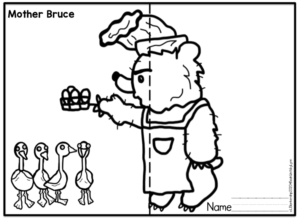 MOTHER BRUCE BOOK CRAFT ~ Book Units by Lynn