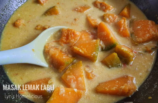 Masak Lemak Labu Mudah | Malay Style Pumpkin in Coconut Milk | LYN'S ...