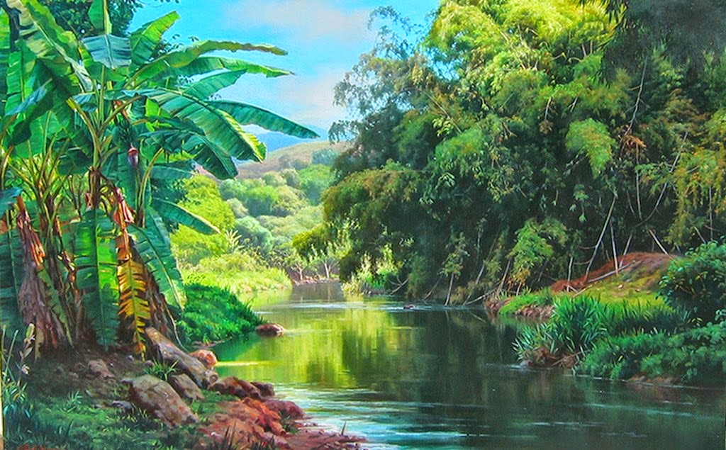 Arte y Actividad Cultural: Oleos de la Selva Amazonas Pinturas de ...