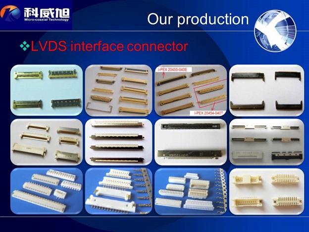 custom lvds cable 40-pin lvds connector pinout