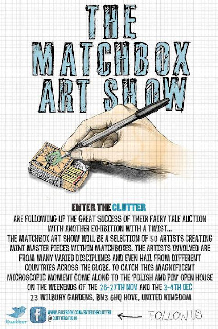 Pencils, Paper, Scissors.: The Matchbox Art Show
