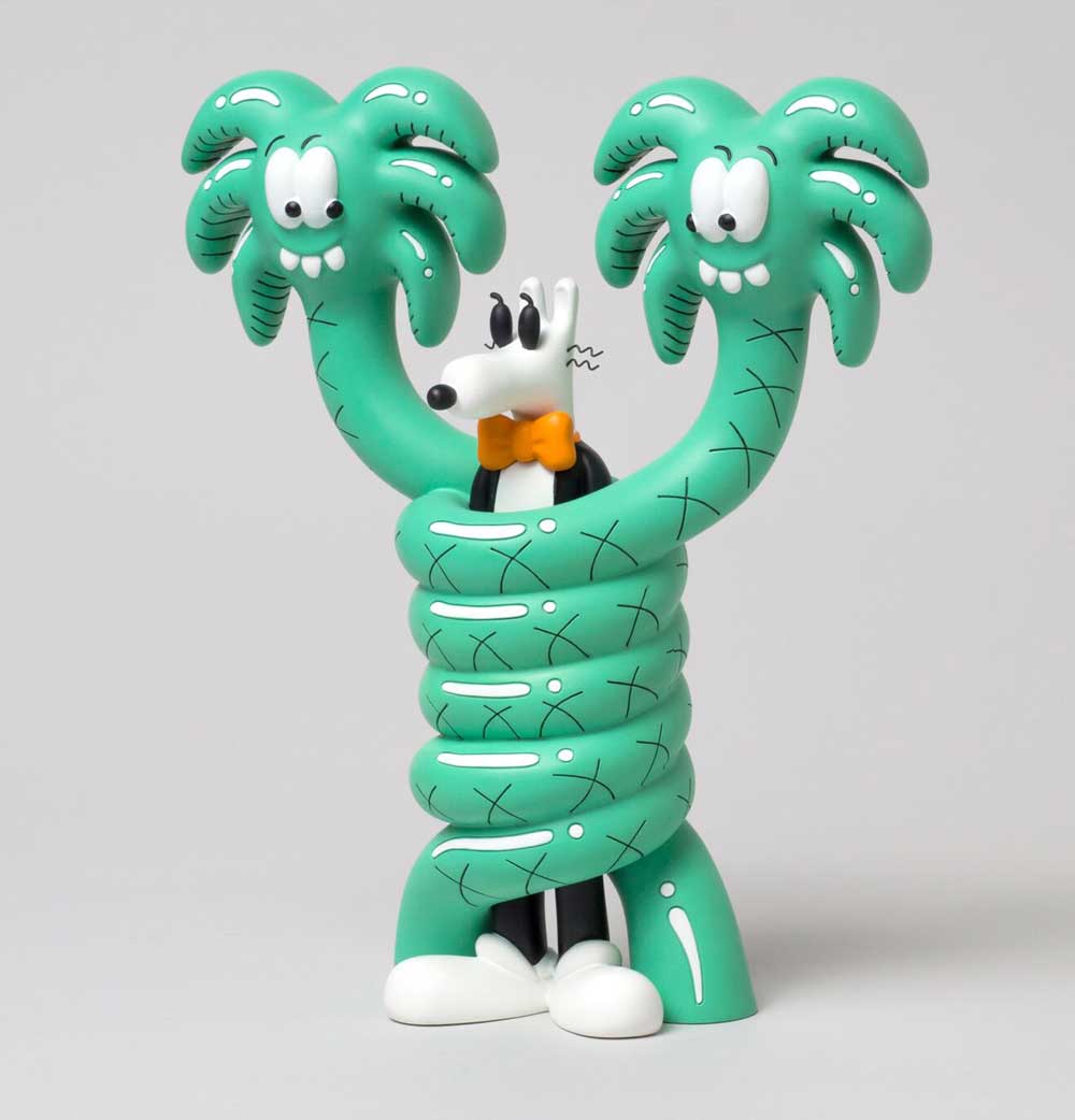 Steven Harrington x Toyqube - "GOTCHA" polystone resin sculpture ...