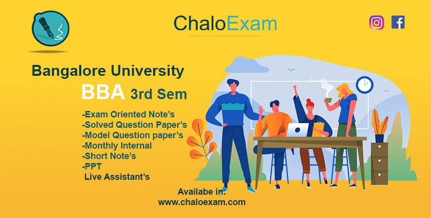 Bangalore University, Bangalore North University BBA 3rd Sem Notes ...