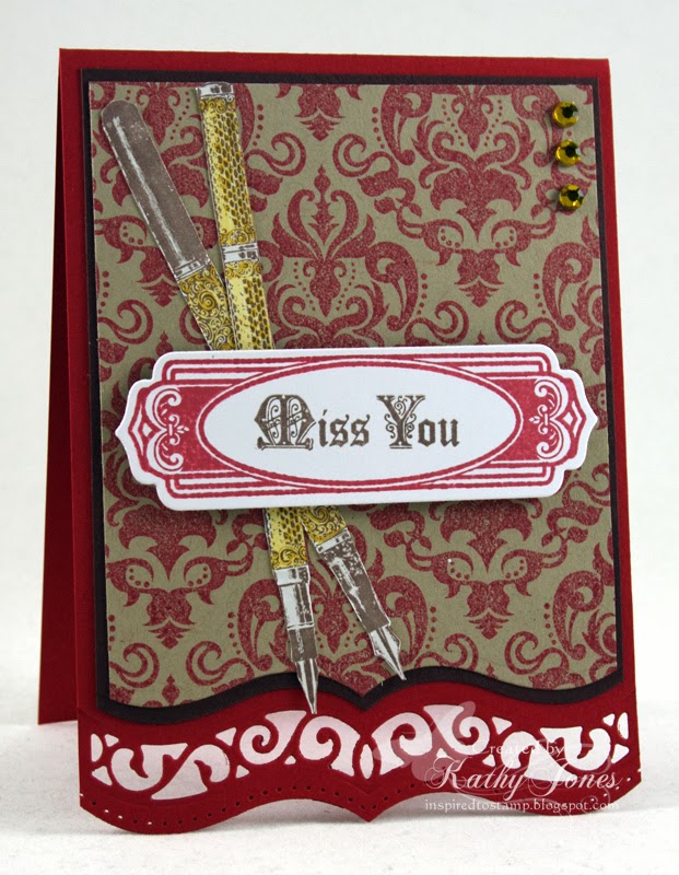 Inspired to Stamp: Just A Note