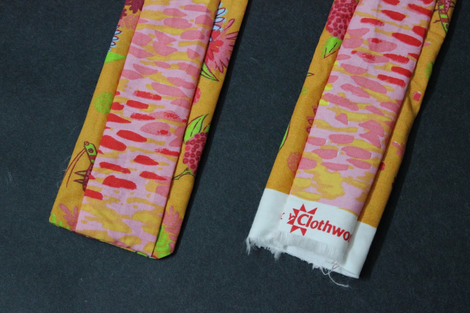 sewing two colored belt