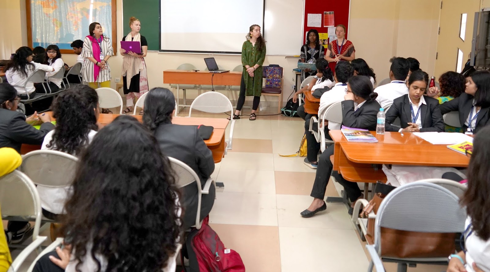 INTERACTION WITH EXCHANGE PROGRAMME STUDENTS FROM UNITED STATES