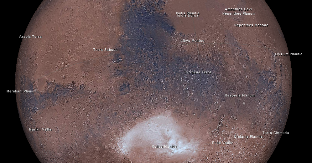 Mars Needs...: Mars' Giant Impact Crater!