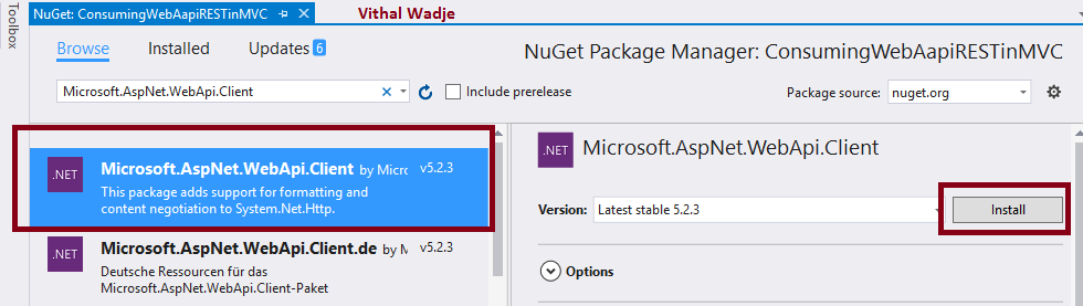 Get Data In Aspnet Mvc Using Web Api