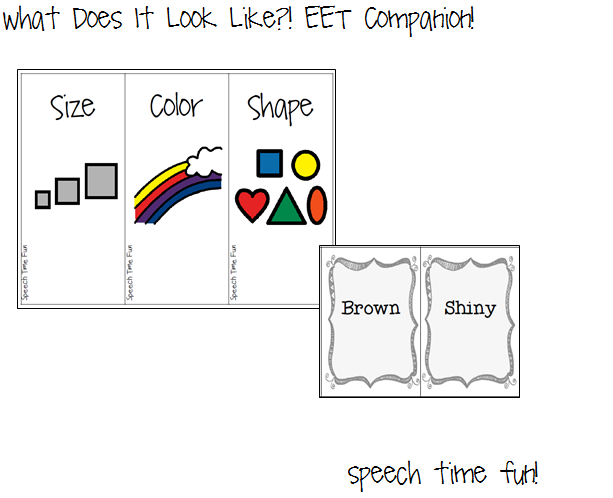 What Does It Look Like? (EET Companion) - Speech Time Fun: Speech and ...