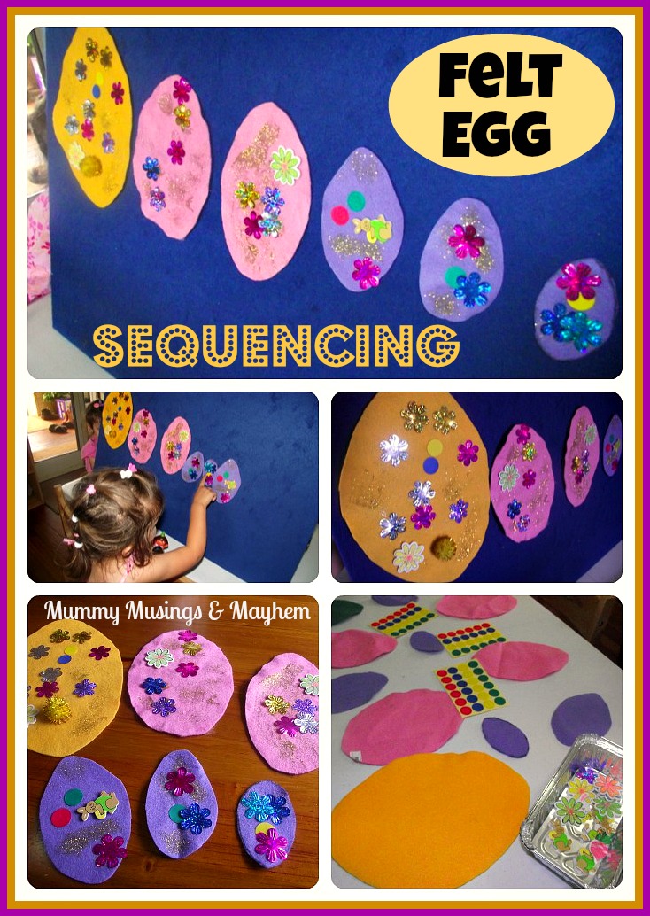 Felt Egg Fine Motor & Sequencing! - The Empowered Educator