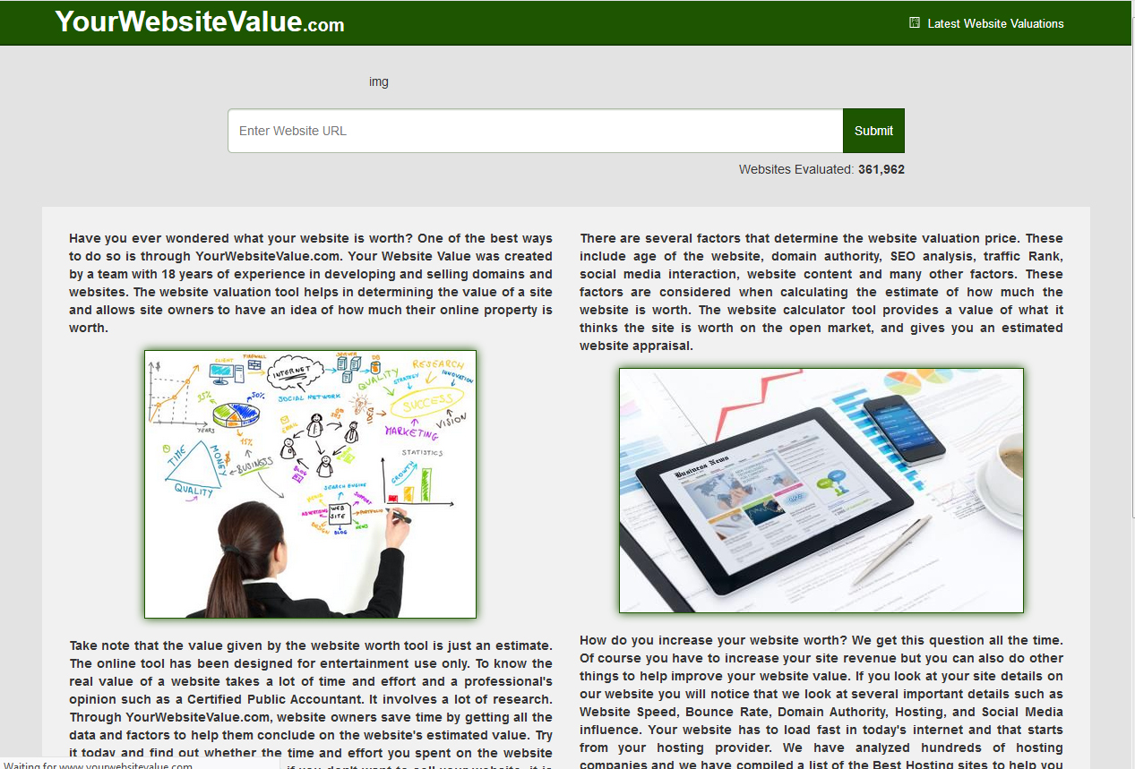 Top Website list of worth checking , Website traffic worth / Page views ...