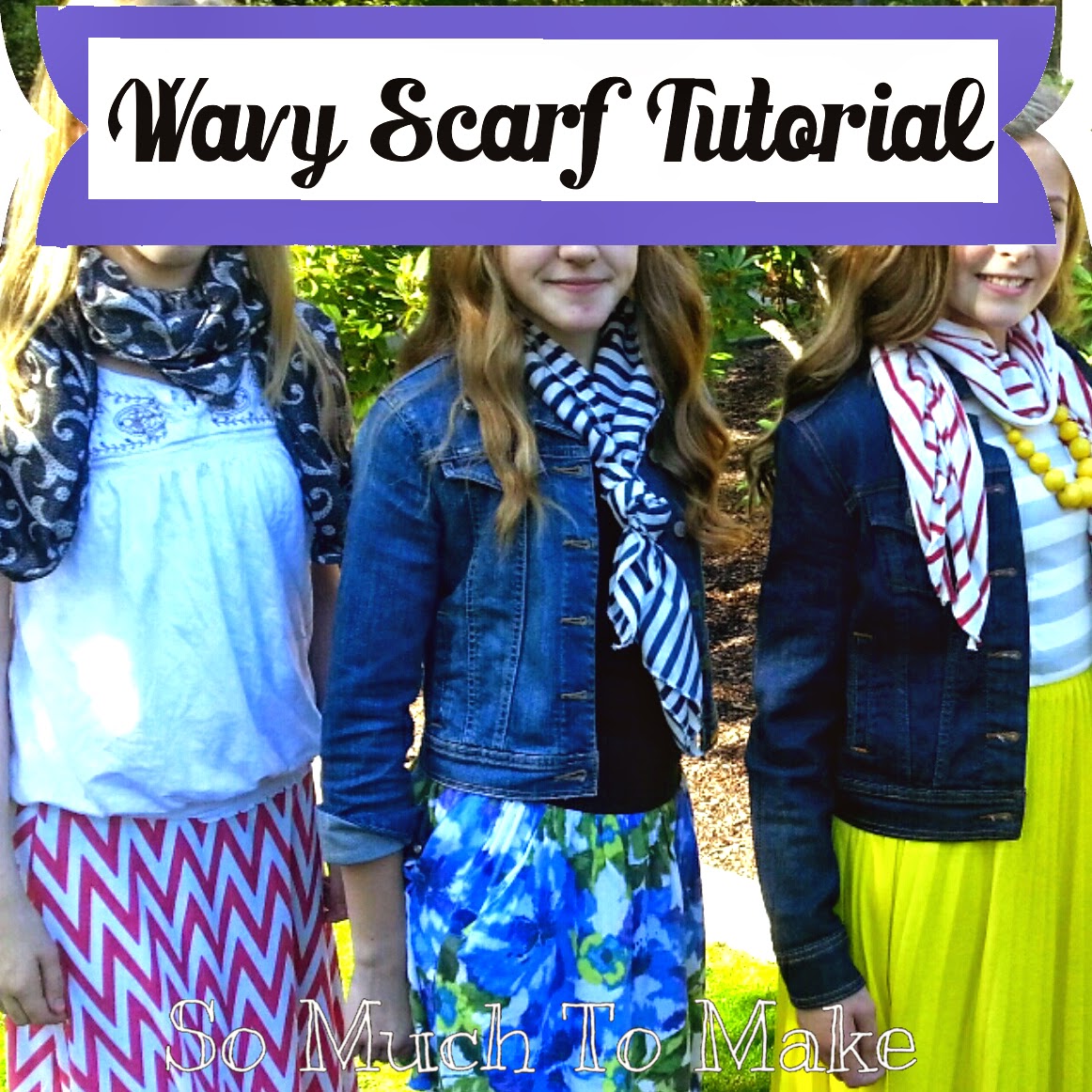 Wavy Scarf Tutorial | So Much To Make