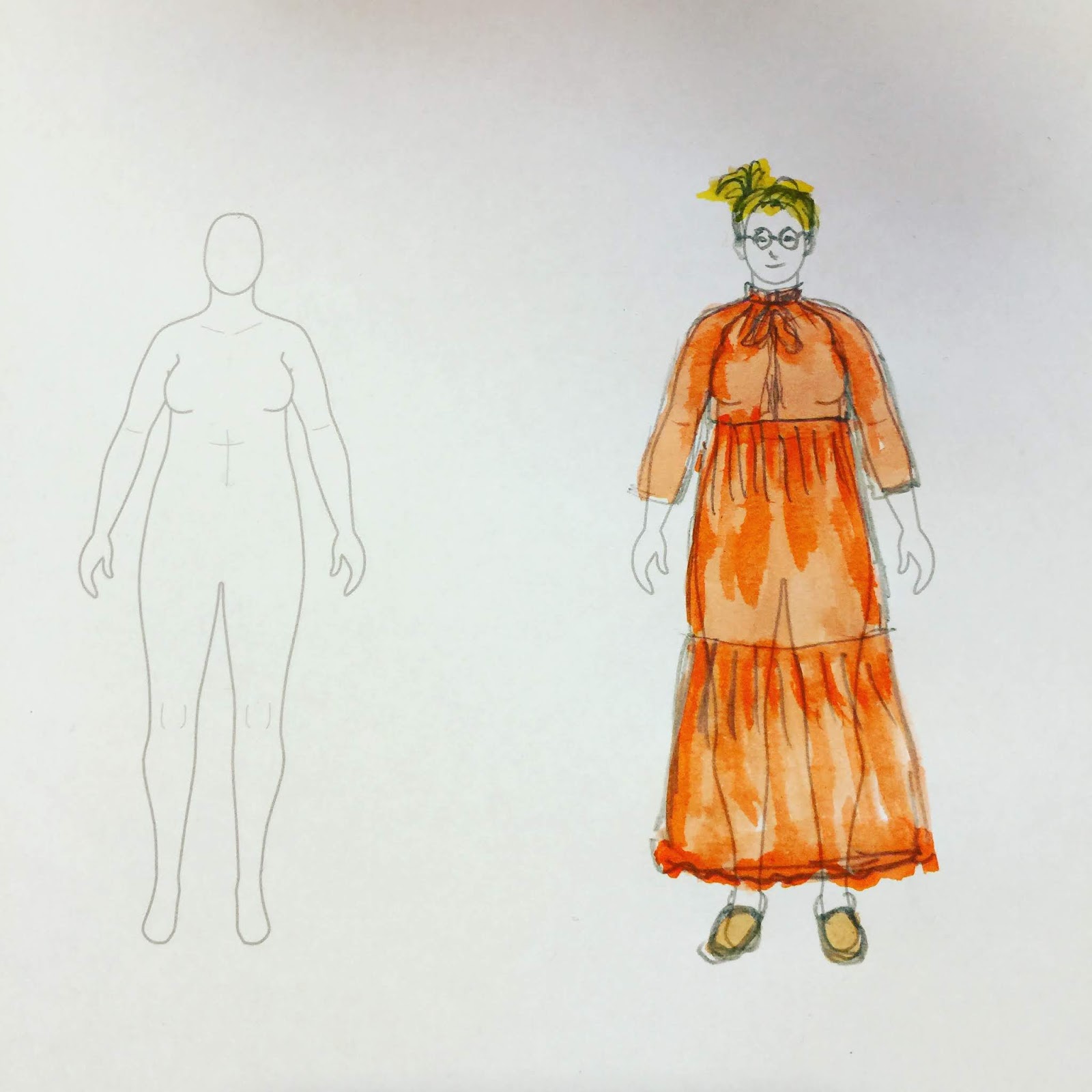 Pattern review: The Wilder Gown by Friday Pattern Company in Natural ...