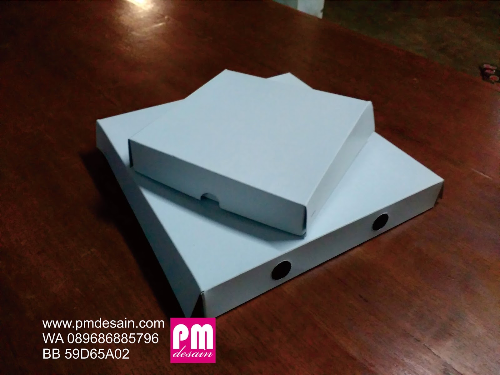 BOX PIZZA POLOS PUTIH