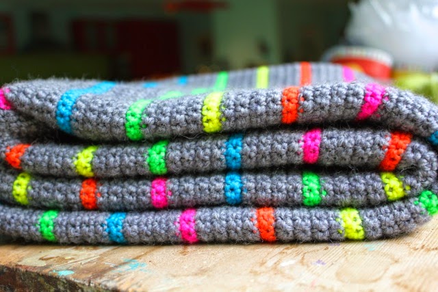 Neon stripes - Tadah! | little woollie | Bloglovin’