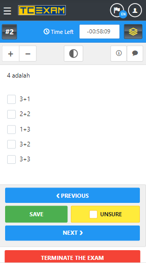 TCExam Mobile Friendly (TMF), Enhancement for original TCExam