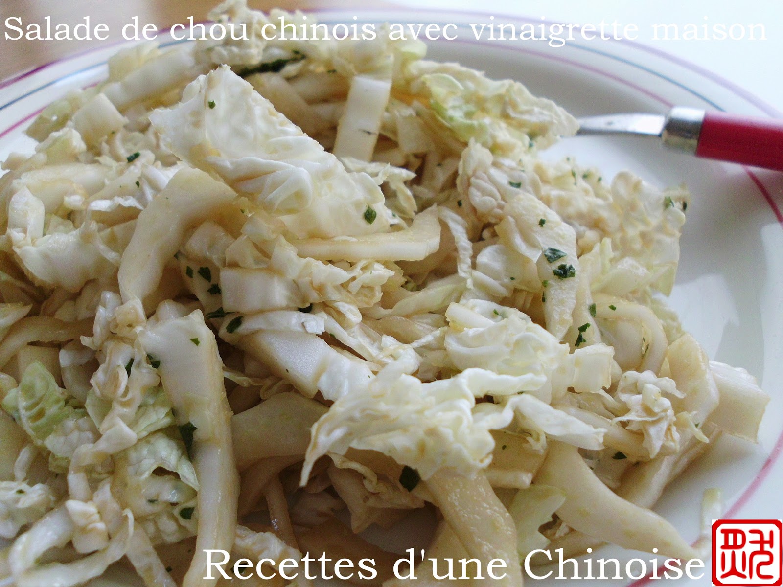 Recettes d'une Chinoise: Salade de chou chinois (Pé-tsaï) avec la ...