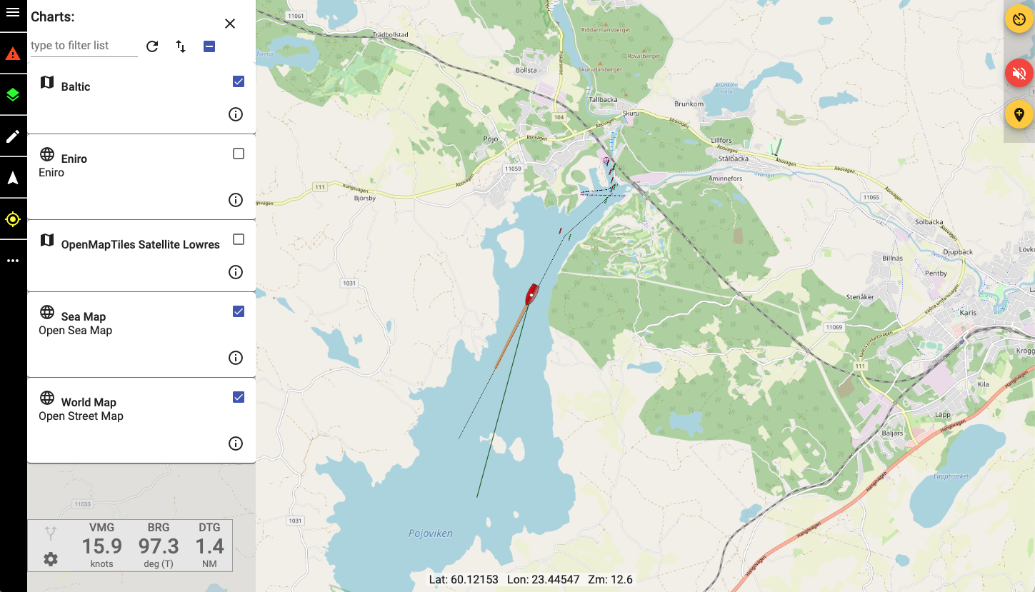 Pyssel: Signal K charts, offline & online