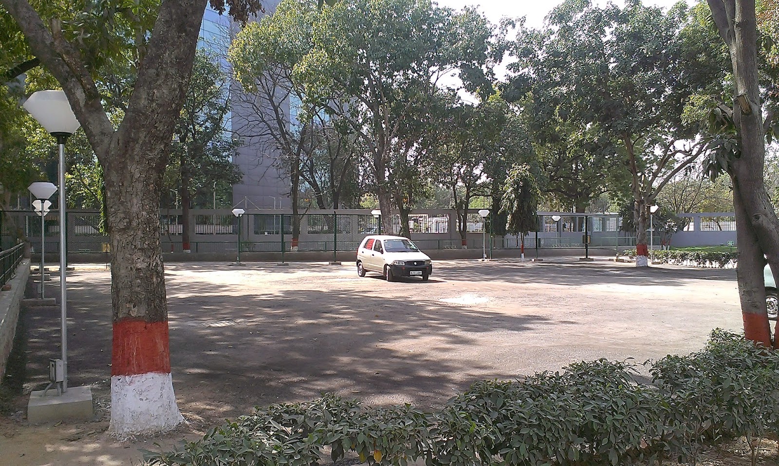 Facilities Project - Road widening - 4 wheeler parking - chain link fencing