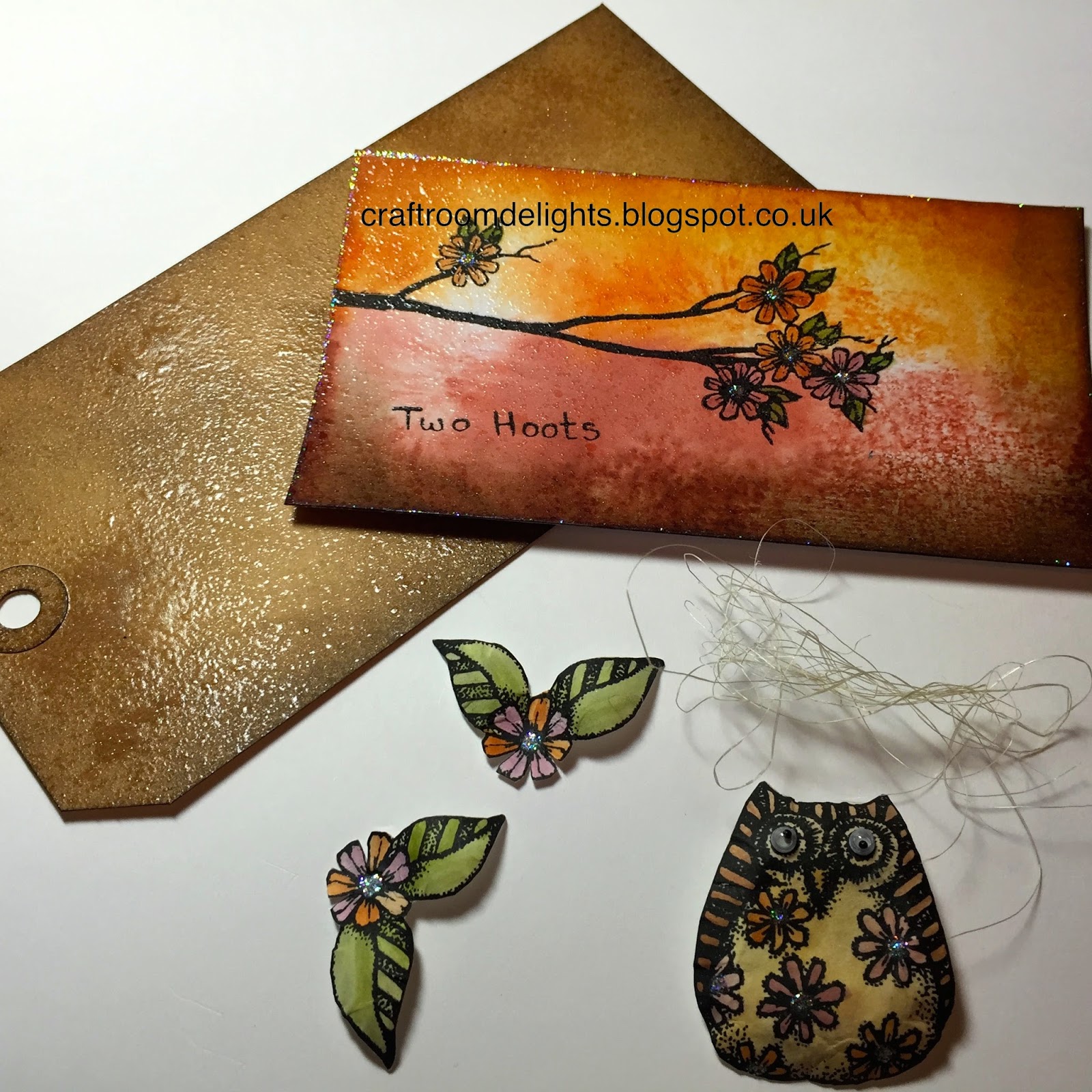 Craft Room Delights by Samantha Wade: Too Hoots Tag, Goosebumps, inks ...
