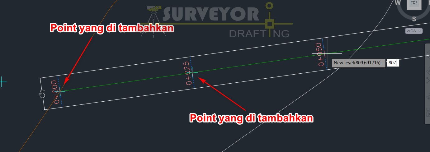 Edit Elevasi Pada Surface | Surveyor Drafting