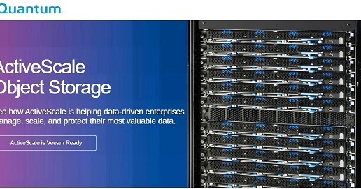 Quantum ActiveScale Software Verified As Veeam Ready Object Solution - GADGET-INNOVATIONS
