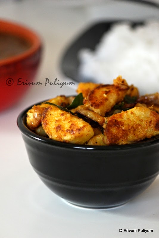 Erivum Puliyum: Chembu Mezhukuparetti | Taro Root(Arbi) Stir Fry