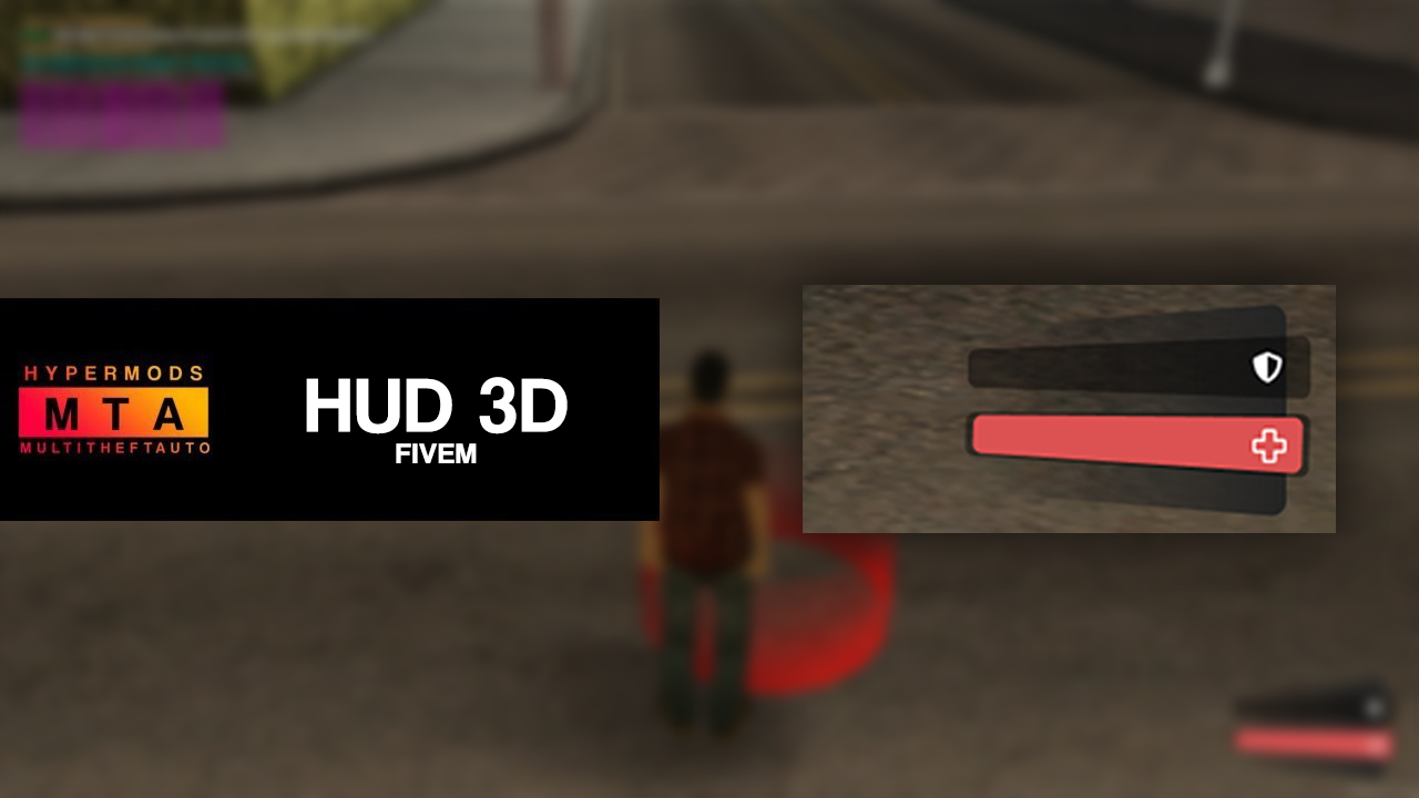 MTA:SA - HUD FIVEM 3D