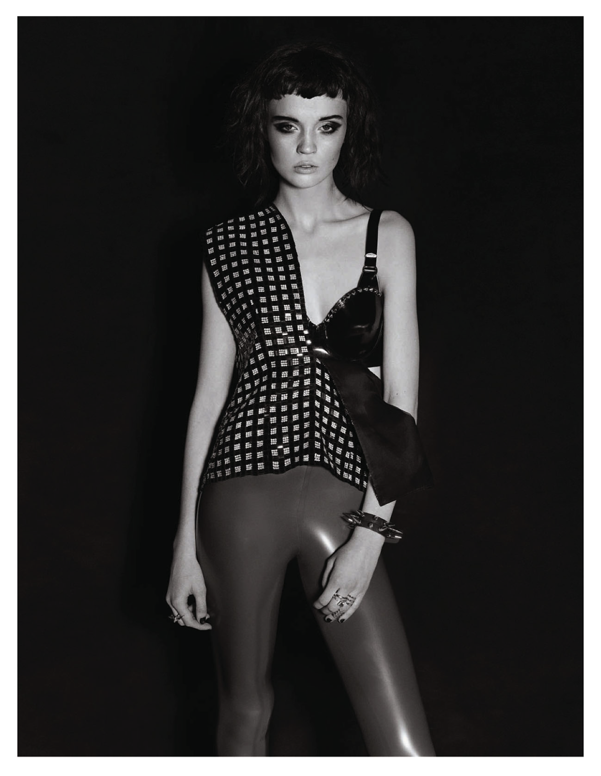 because the night: flo dron by benny horne for uk elle may 2013 ...