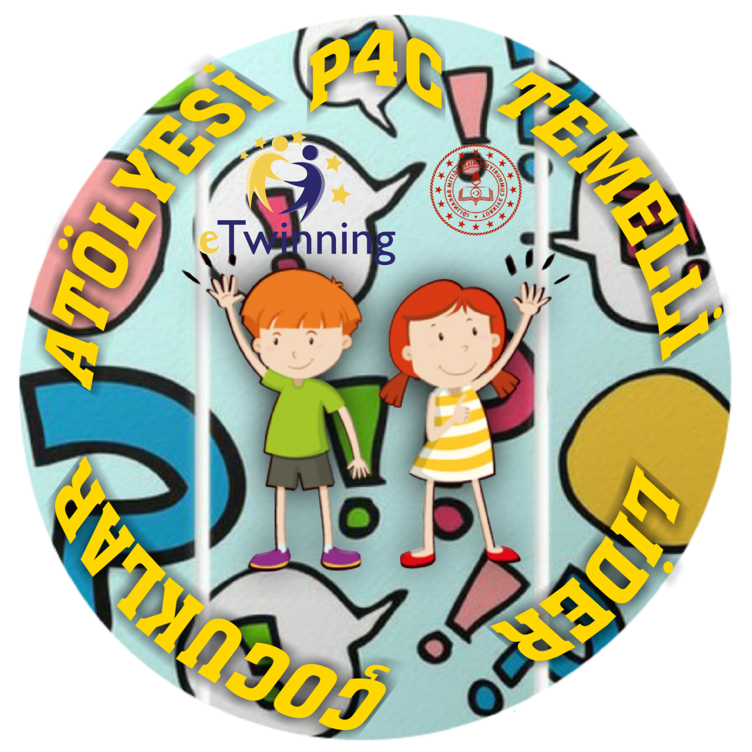 P4C Temelli Lider Çocuklar Atölyesi : P4C logo