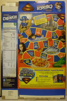 SATURDAY MORNINGS FOREVER: SUPERMAN CRUNCH CEREAL