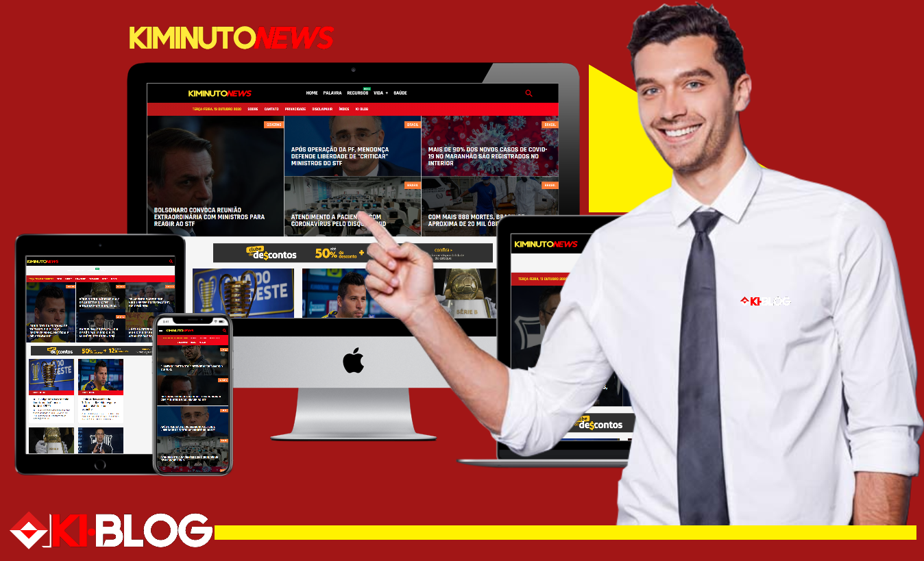 Modelo De Blogger Responsivo Kiminutonews Templates Profissionais