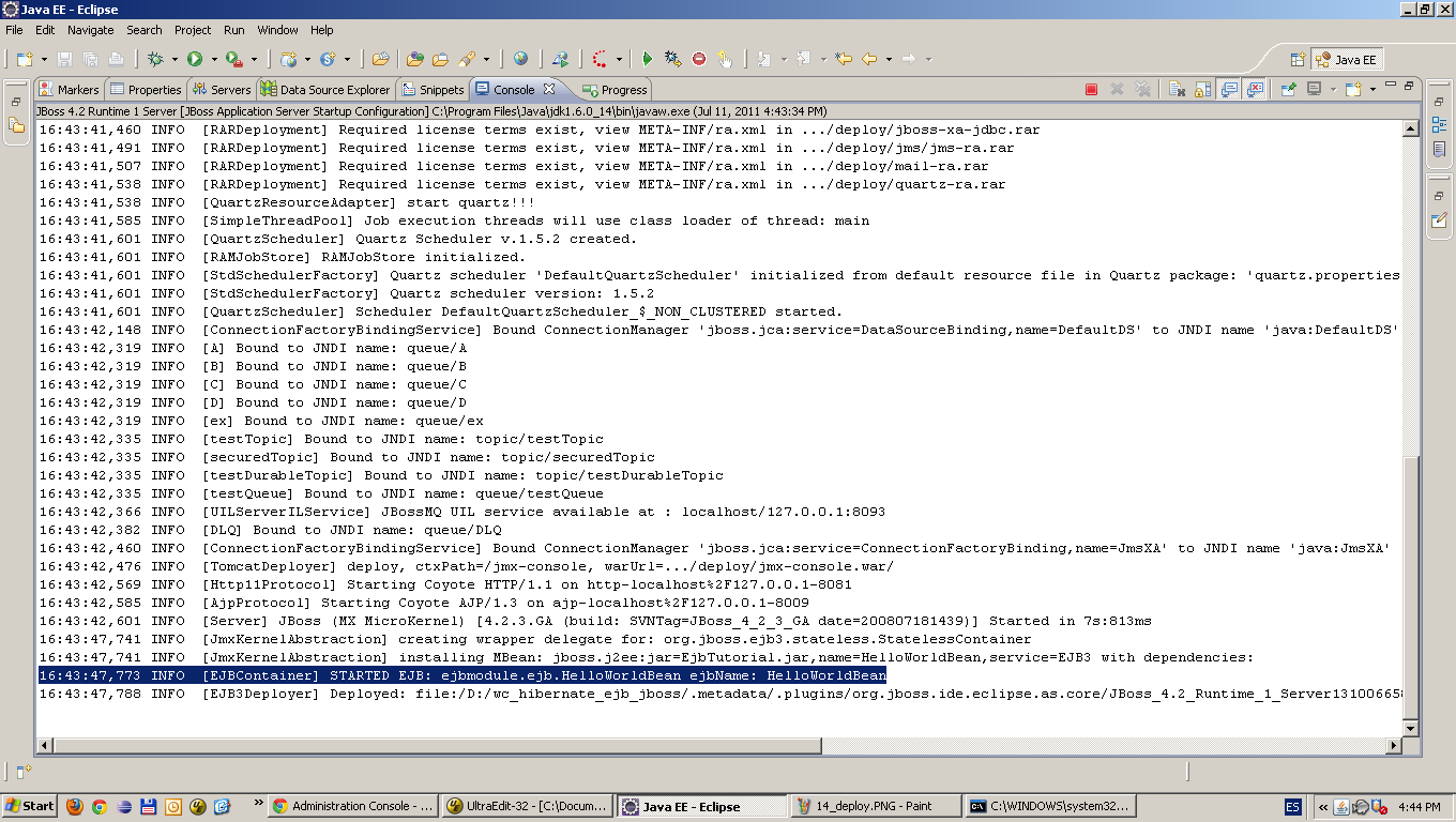 Java Frameworks & APIs: EJB - Configuración Eclipse + JBoss + EJB3