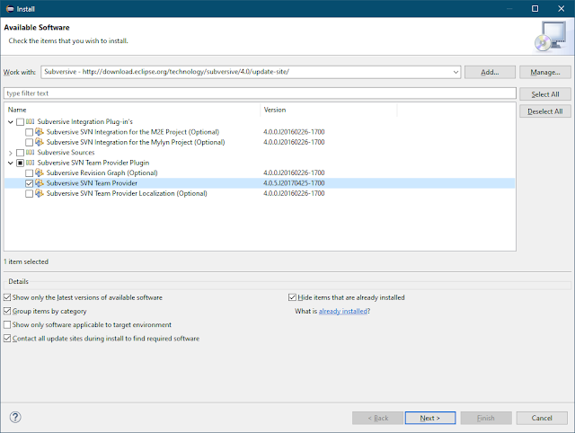 Dan Dar3 Eclipse Subversive Svn Plugin Installation