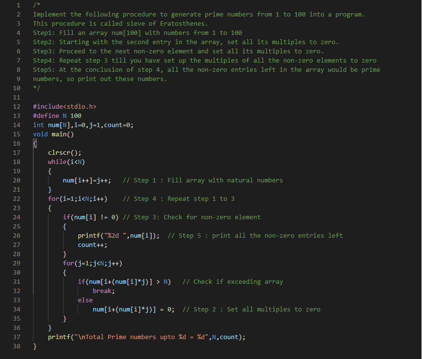 Let Us C (Chapter 8 : Arrays) : Program-4