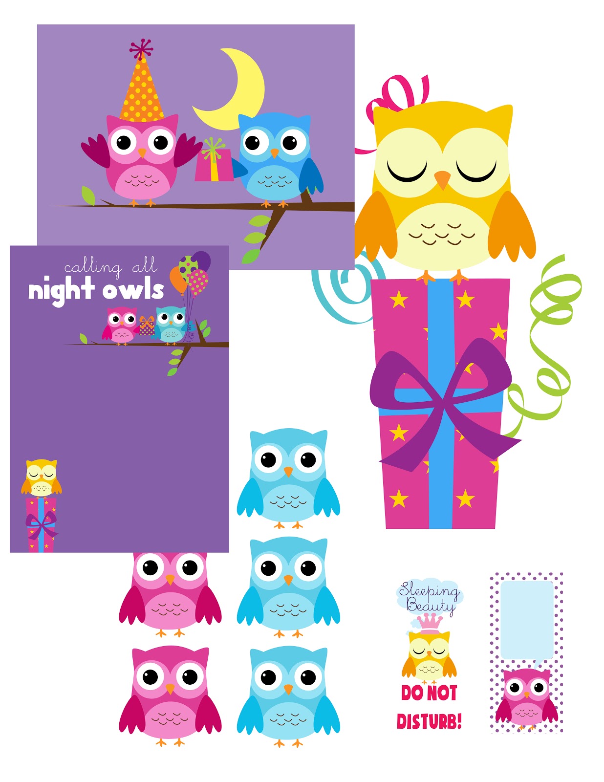 My Cotton Creations: Sleepover Party Printables!